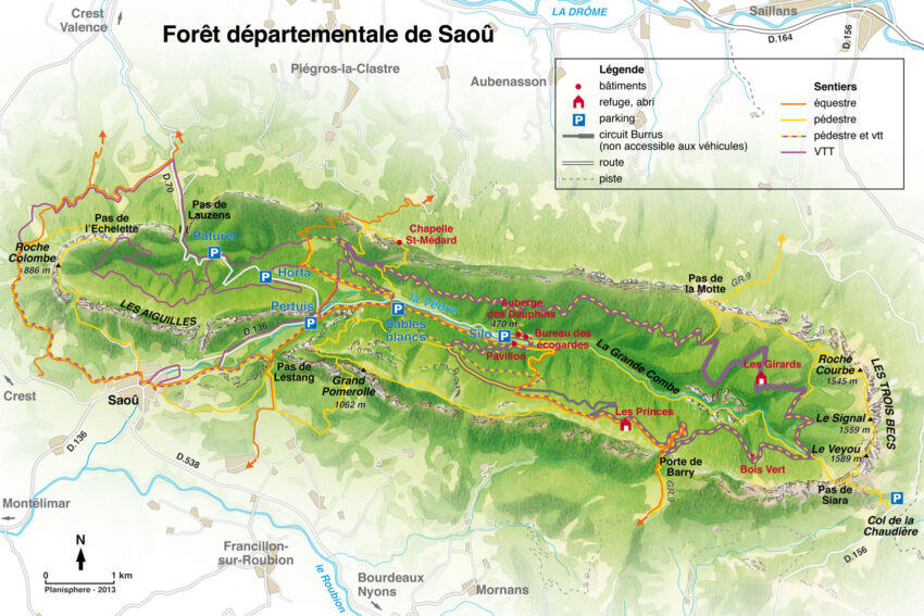 Forêt de Saoû (vallée de la Drôme) - La Drôme Le Département